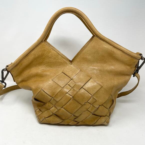 latico | Bags | Latico Casey Classic Woven Leather Tote Crossbody ...